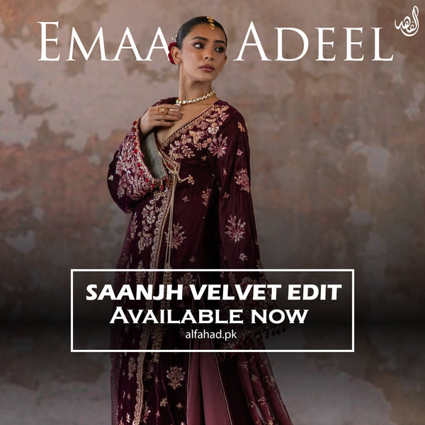 Emaan Adeel - Unveil the Velvet & Winter Collection 2023 – Al Fahad